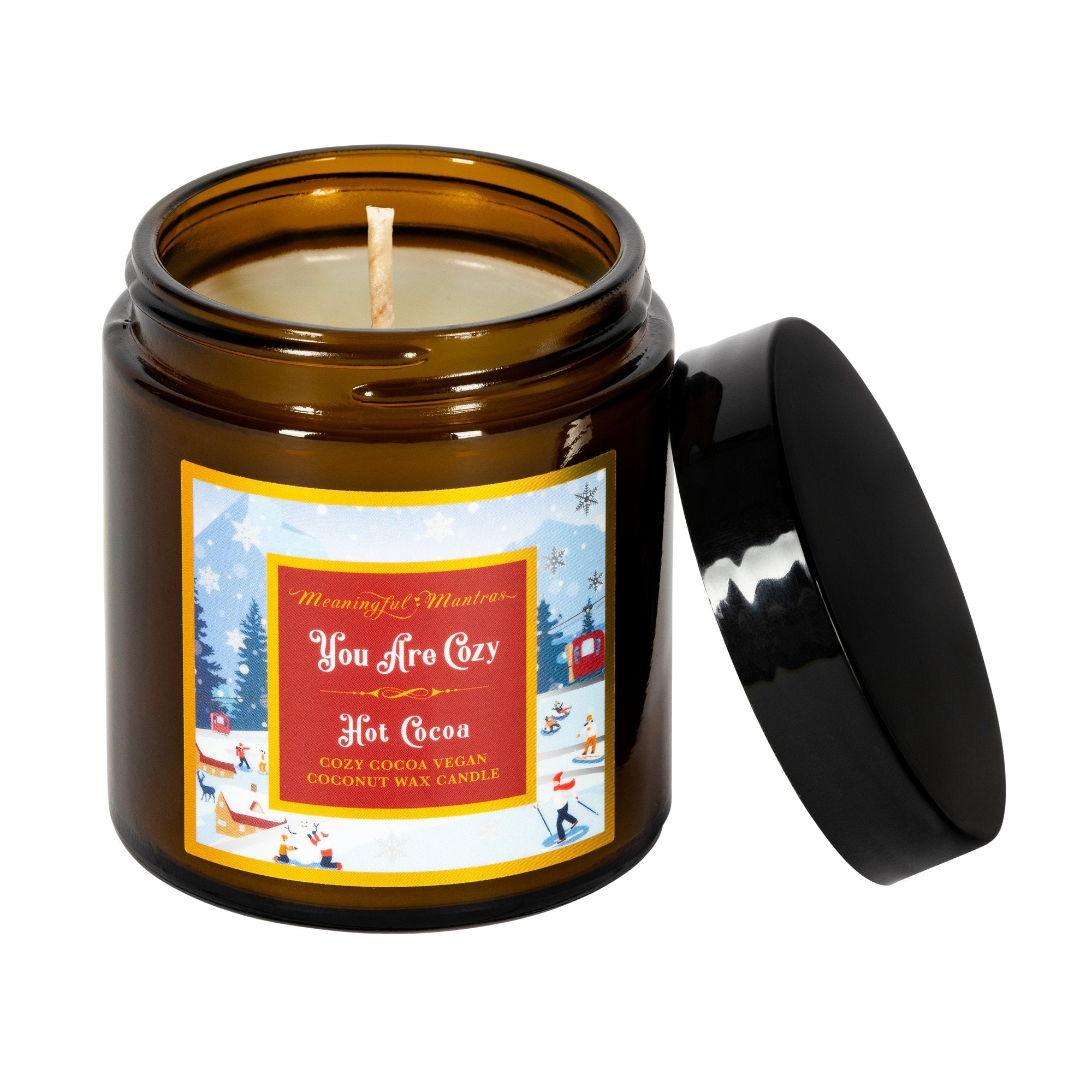 You Are Cozy Hot Cocoa Mini Candle – Meaningful Mantras