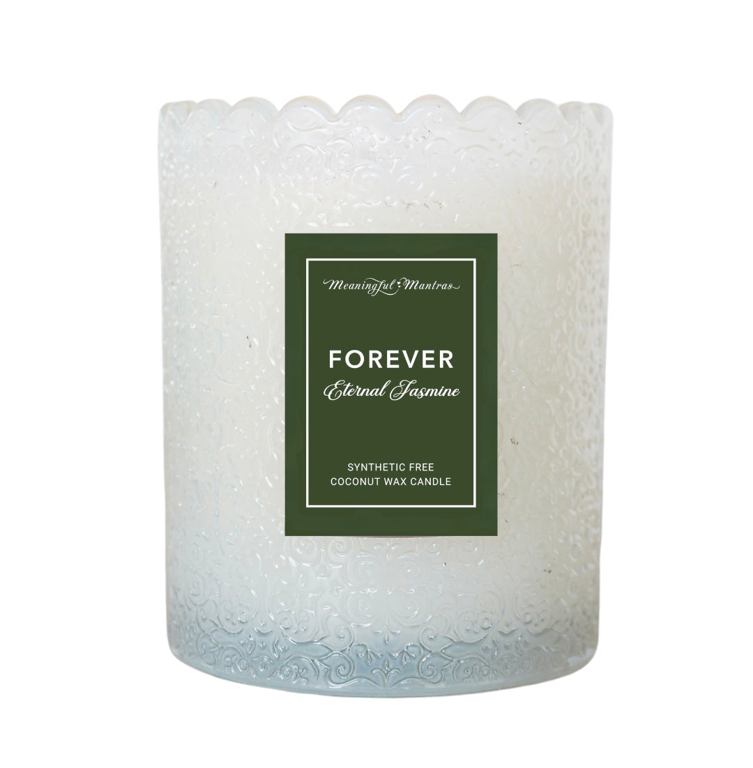 Forever Eternal Jasmine Natural Candle 8oz Kaia Collection – Meaningful ...